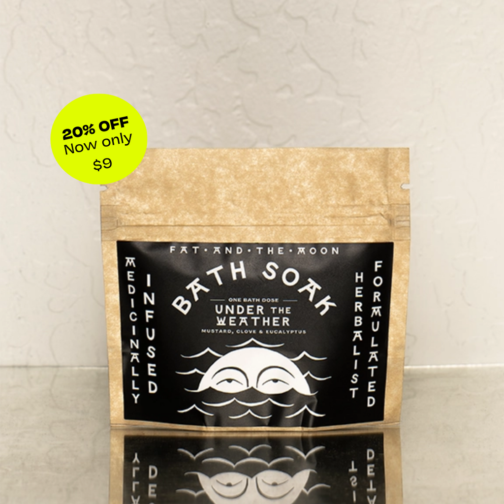 Under the Weather Bath Soak – Fat and the Moon